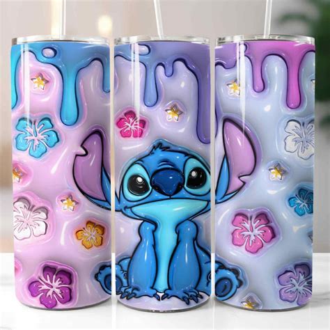 Paquete De Envolturas Para Vasos De Stitch Diseño De Vaso De Stitch
