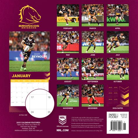 Nrl Draw 2025 Brisbane Broncos Charles Keenum