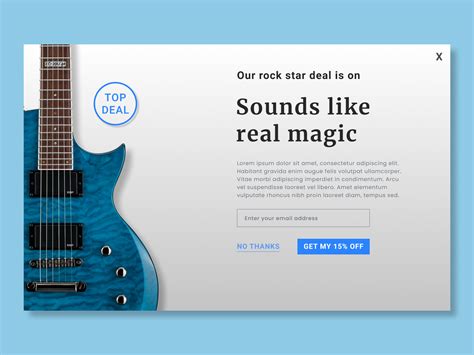 DailyUI 016 Pop Up Overlay by Borna Grubišić on Dribbble