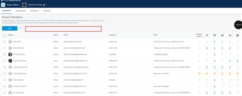 Bim360 Project Admin Enable Search Bar In Members Area Autodesk