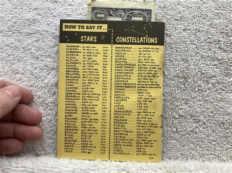 1966 instruction manual star satellite path finder edmond scientific space nasa 4639167339