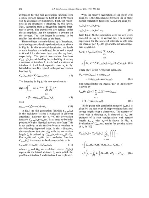 1998 Characterisation Of Multilayers By X Ray Reflection Pdf