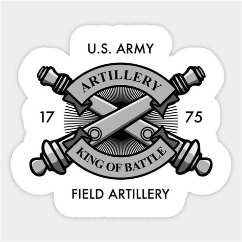 Us Army Field Artillery Field Artillery Patch Sticker Teepublic
