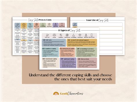 8 Types Of Coping Skills Toolkit For Emotional Regulation Etsy Australia