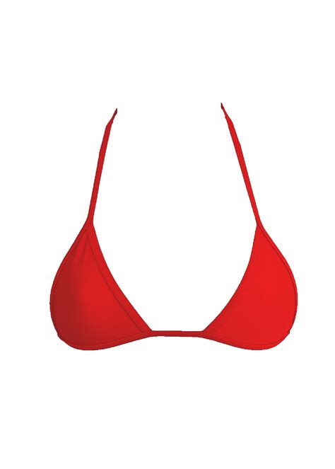 008 Micro Bikini Top Siren Red Tinye Swimwear