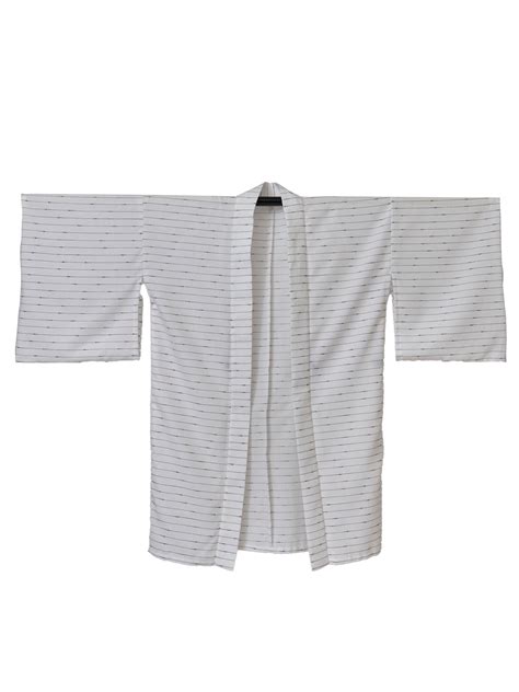 Hikari White Traditional Haori Jacket Japan Objects Store