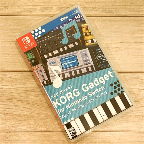 『korg Gadget For Nintendo Switch』のパッケージ版画像が公開！ Nintendo Switch 情報ブログ