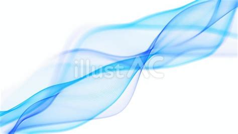 抽象的な青の波イラスト No 23608158／無料イラストフリー素材なら「イラストac」
