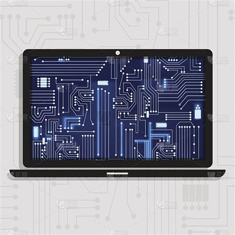 笔记本电脑和电子电路