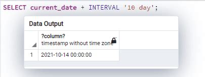 PostgreSQL Date Add DatabaseFAQs