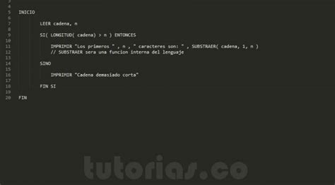 Funciones Pseudocodigo Extraer N Caracteres