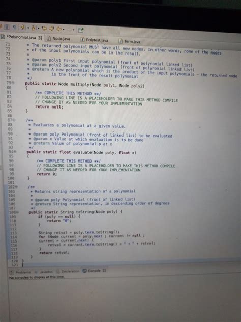 Solved D Termjava D Polynomialjava X Nodejava D