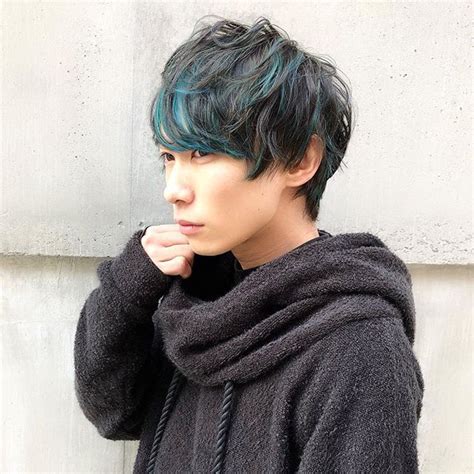 岩 プレーヤー 危険を冒します ワン ポイント カラー 髪 メンズ Fans Entjp