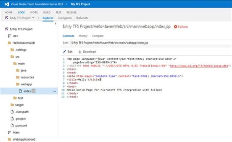 How To Use Microsoft Tfs For Java Projects With Eclipse In Devops