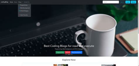 GitHub Kunwar Pratap Coding Blog Website This Is Coding Blog Website Developed Using Pure
