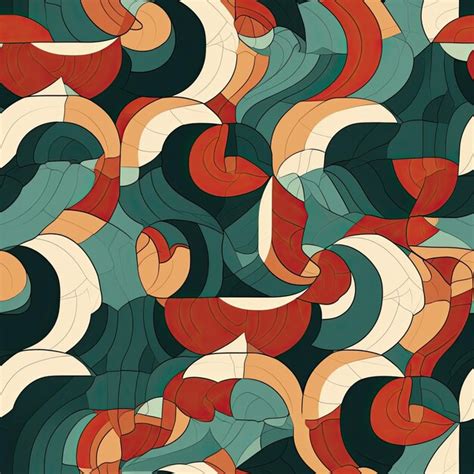 Premium Ai Image Patterns Featuring A Mix Of Bold And Muted Colors