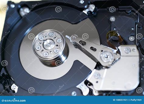 Internals Of SATA Hard Disk Drive Royalty Free Stock Photography CartoonDealer Com 108037253