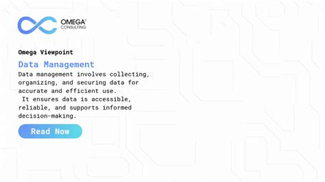 Data Management Omega Consulting