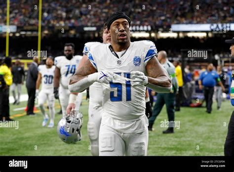 Detroit Lions Linebacker Bruce Irvin 51 During An Nfl Football Game