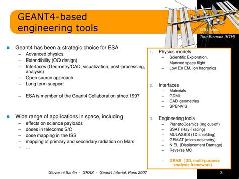 Ppt Gras Geant4 Radiation Analysis For Space Powerpoint Presentation Id 366704