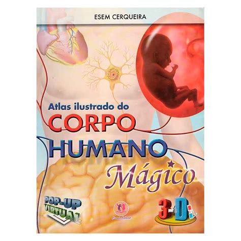 Livro Atlas Ilustrado do Corpo Humano Mágico Shape Antiguidades