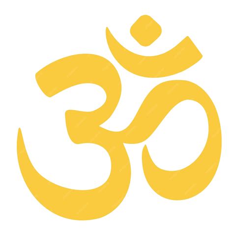 Premium Vector The Om Symbol Is An Important Religious Symbol In