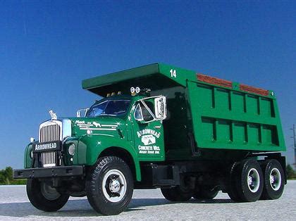 1960 Model B 61 Mack Dump Truck Arrowhead Concrete Nice Car Collection