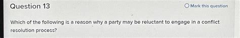 Solved Question 13mark This Questionwhich Of The Following