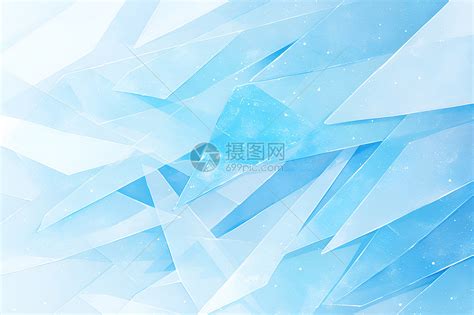 冰晶奇幻的蓝色世界插画图片下载 正版图片601071945 摄图网