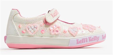 Lelli Kelly Lk 4160 Thalia White Glitter Dolly Shoes Lelli Kelly Shoes