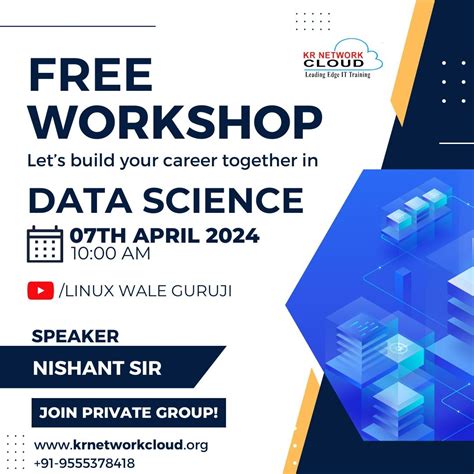 Kr Network Cloud Technologies On Linkedin Datascience Workshop