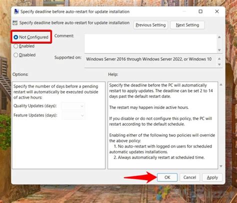 Windows 11 How To Configure Active Hours To Avoid Forced Reboots Winbuzzer