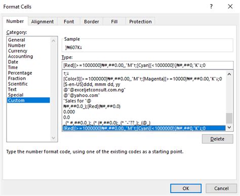 Custom Number Formatting Apply Logical Conditions Color Index And Symbols Data Analytics