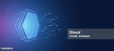 사이버 보안 인터넷 및 네트워킹 개념 다양한 기술 요소가 있는 하이테크 벡터 삽화 추상적인 글로벌 공상 과학 개념 파란색 배경에 디지털 인터넷 통신 0명에 대한 스톡 벡터