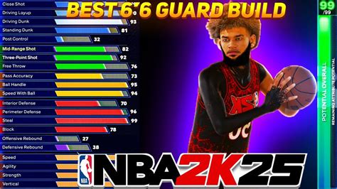 *NEW* BEST 6'6 GUARD BUILD is OVERPOWERED on NBA 2K25! BEST POINT GUARD ...