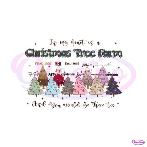 In My Heart Is A Christmas Tree Farm All Album Png File