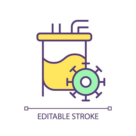 Microorganisms Fermentation Rgb Color Icon Organic Materials Bioprocessing Bioengineering