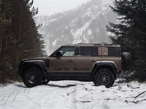 Land Rover Defender Arctic Trucks At35 Means Business Watch It Tackle