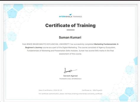 Suman Kumari On Linkedin Digitalmarketing Internshala Learning