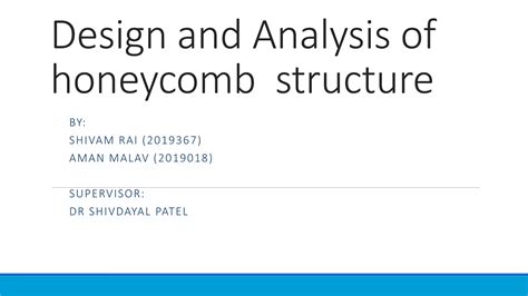 Honeycomb Sandwich Structure Pptx