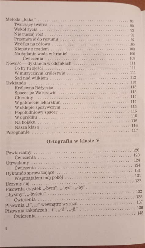 Dyktanda i zabawy ortograficzne klasy 4 6 Biała Podlaska OLX pl