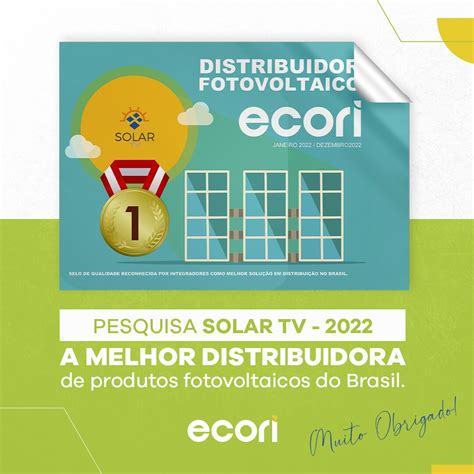 ☀️ Ecori Em Primeiro Lugar Na Pesquisa Solar Tv Ecori Energia Solar