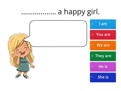 J1A Unit 6 I You We They He She It Multiple Choice Quiz