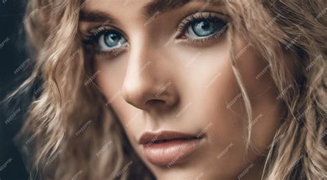 Premium Photo Portrait Of A Young Woman Fashion Girl Pretty Fashion