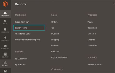 Configuring Adding And Reporting On Search Terms In Magento 20 Part 3