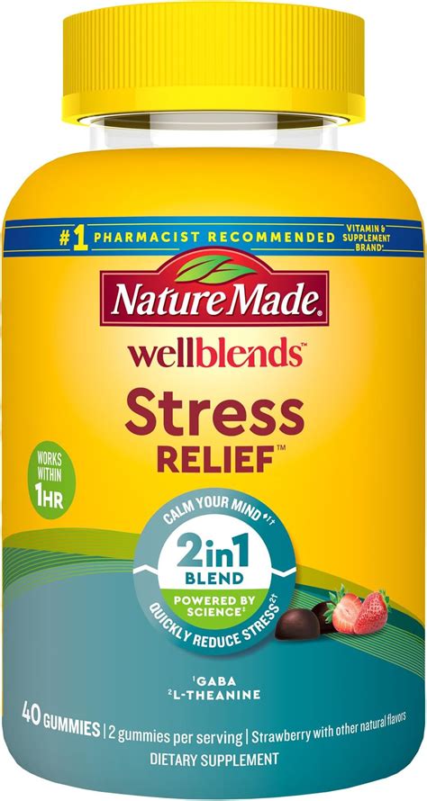Olly Goodbye Stress Gummy Gaba L Theanine Lemon Balm