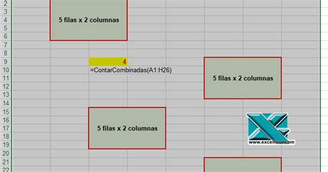 Vba Contar Celdas Combinadas En Un Rango Excel Foro Un Blog De Excel