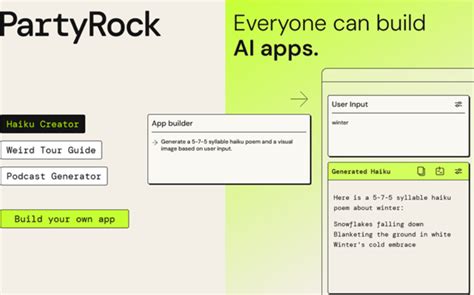 Aws Shows In Partyrock That App Development Is For Everyone Through Ai