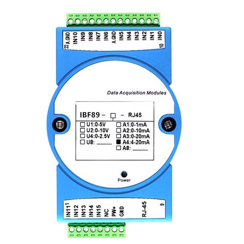 16路4 20ma转modbus Tcp网络数据采集模块 Ibf89 深圳市贝福科技有限公司