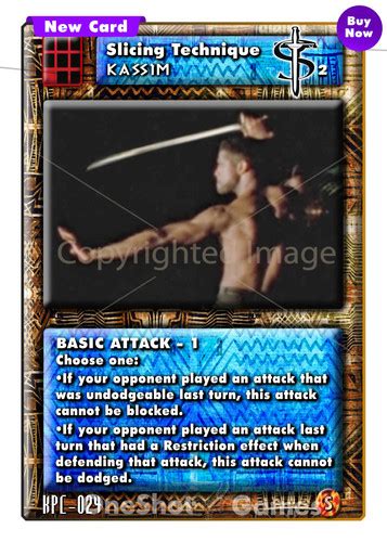 Kassim Slicing Technique Highlander Ccg